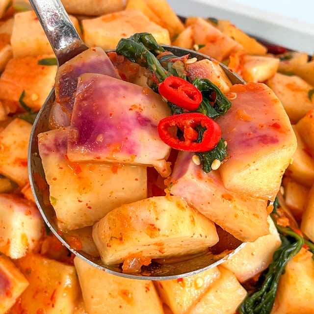 [100% 재구매] 강화도 전통비법 그대로 강화순무김치 (1kg, 3kg)